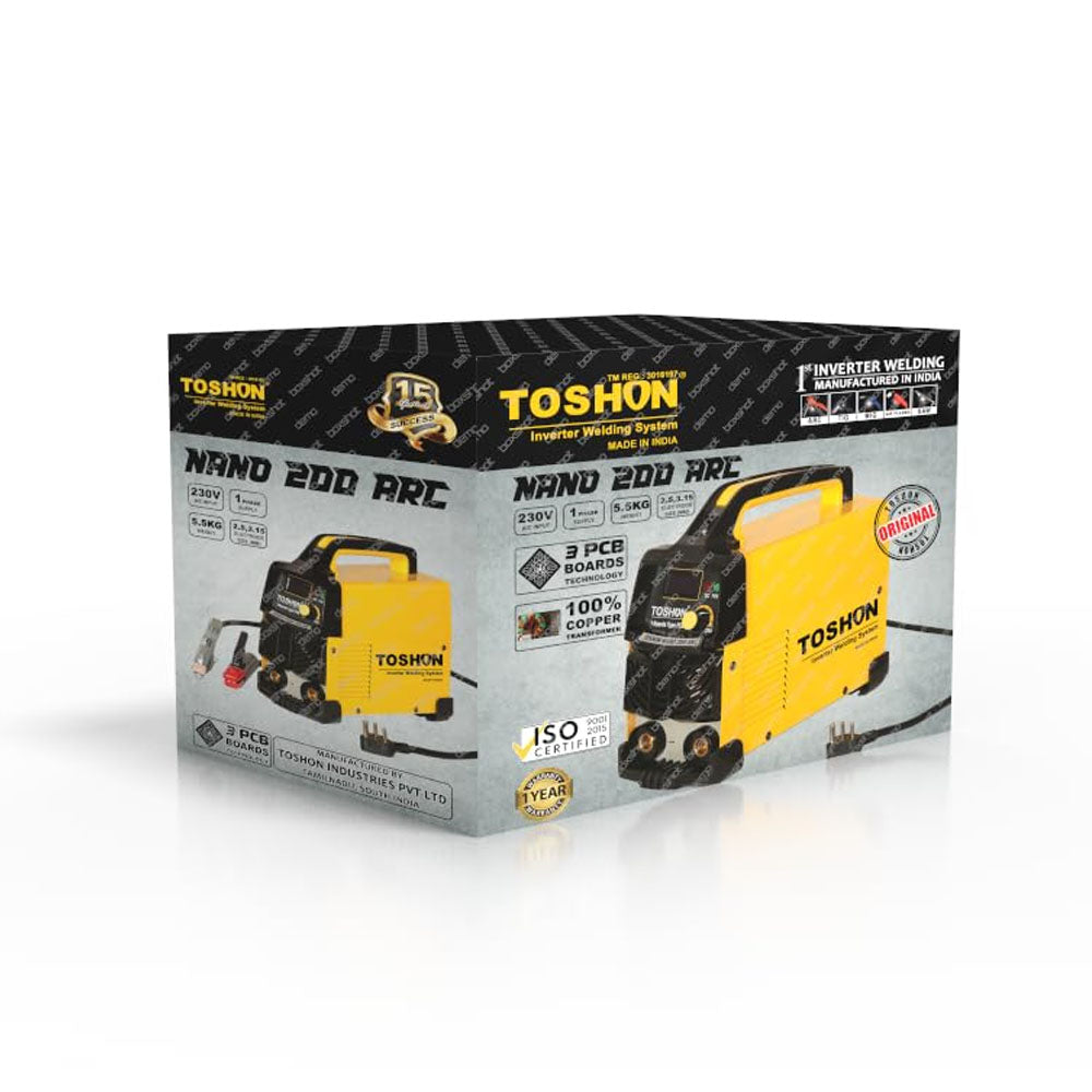 Toshon Nano 200 Arc Welding Machine – Pioneer Power Tools